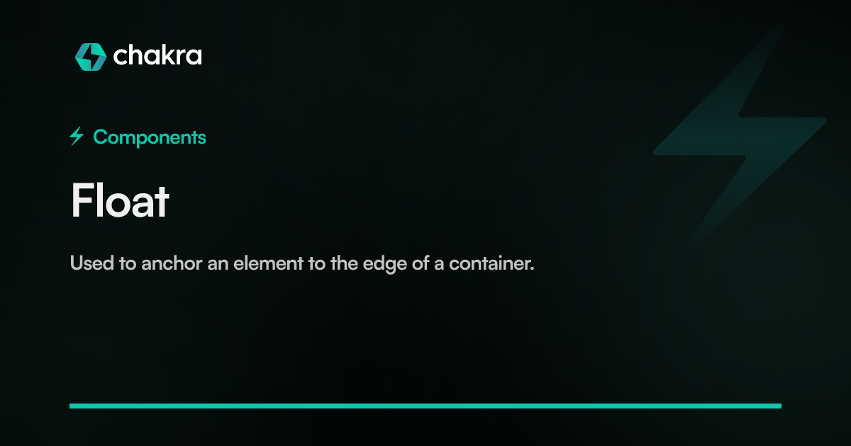 Float | Chakra UI