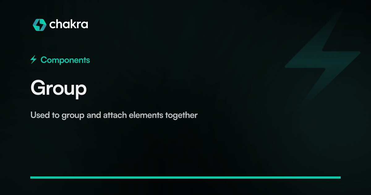 Group | Chakra UI