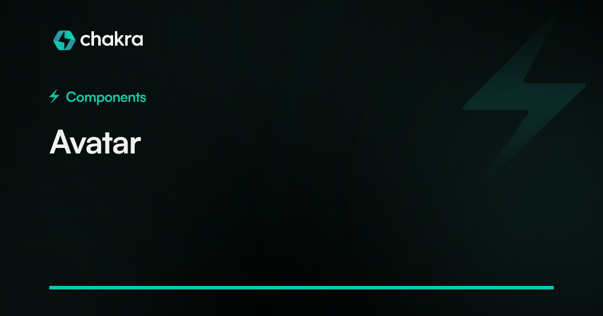 Avatar | Chakra UI