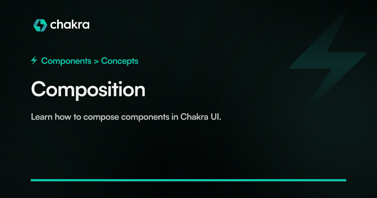 Composition | Chakra UI