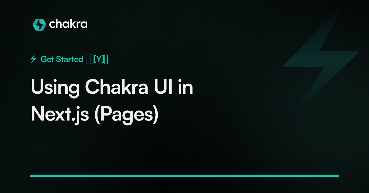 Using Chakra Ui In Nextjs Pages Chakra Ui 1918
