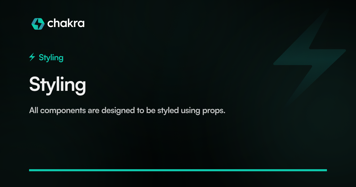 Styling | Chakra UI
