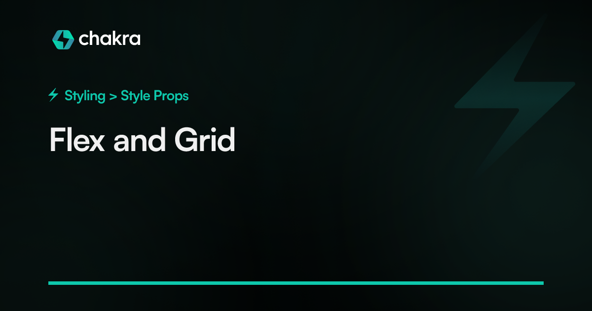 Flex and Grid | Chakra UI