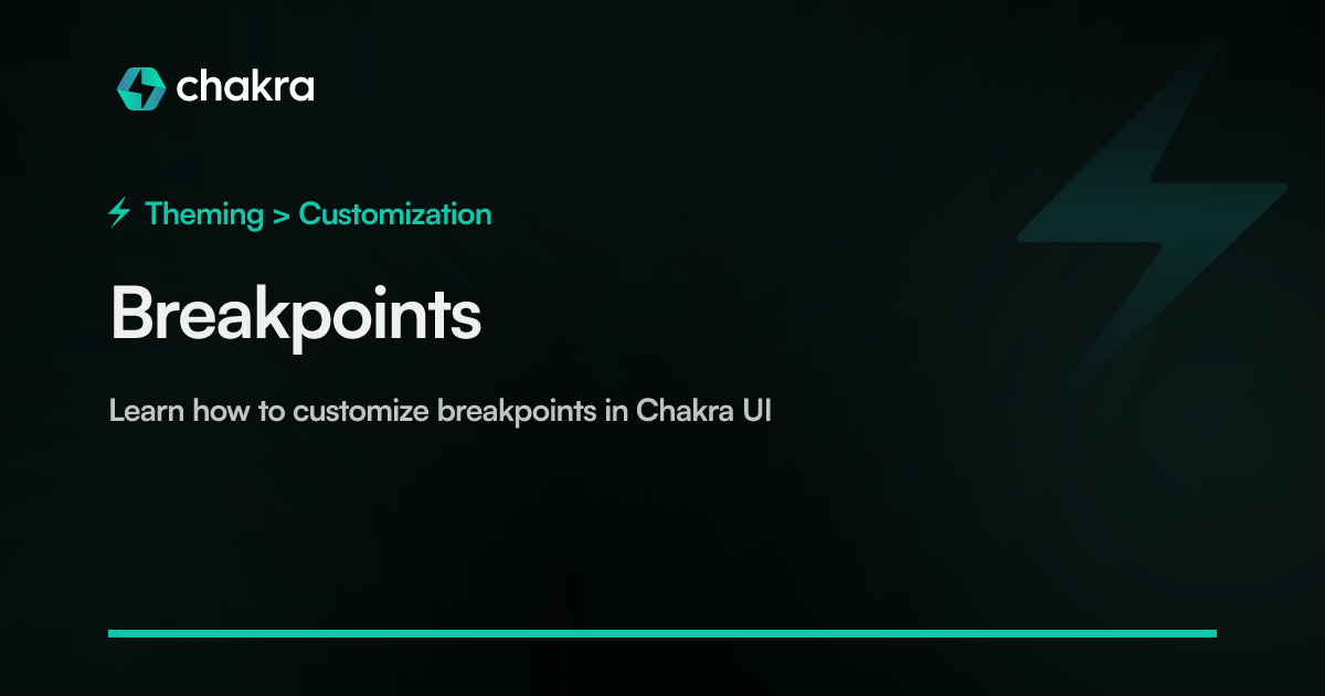 Breakpoints | Chakra UI